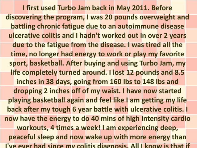 Turbo Jam Review: How to Achieve Weekly Weight Loss With Turbo Jam ...