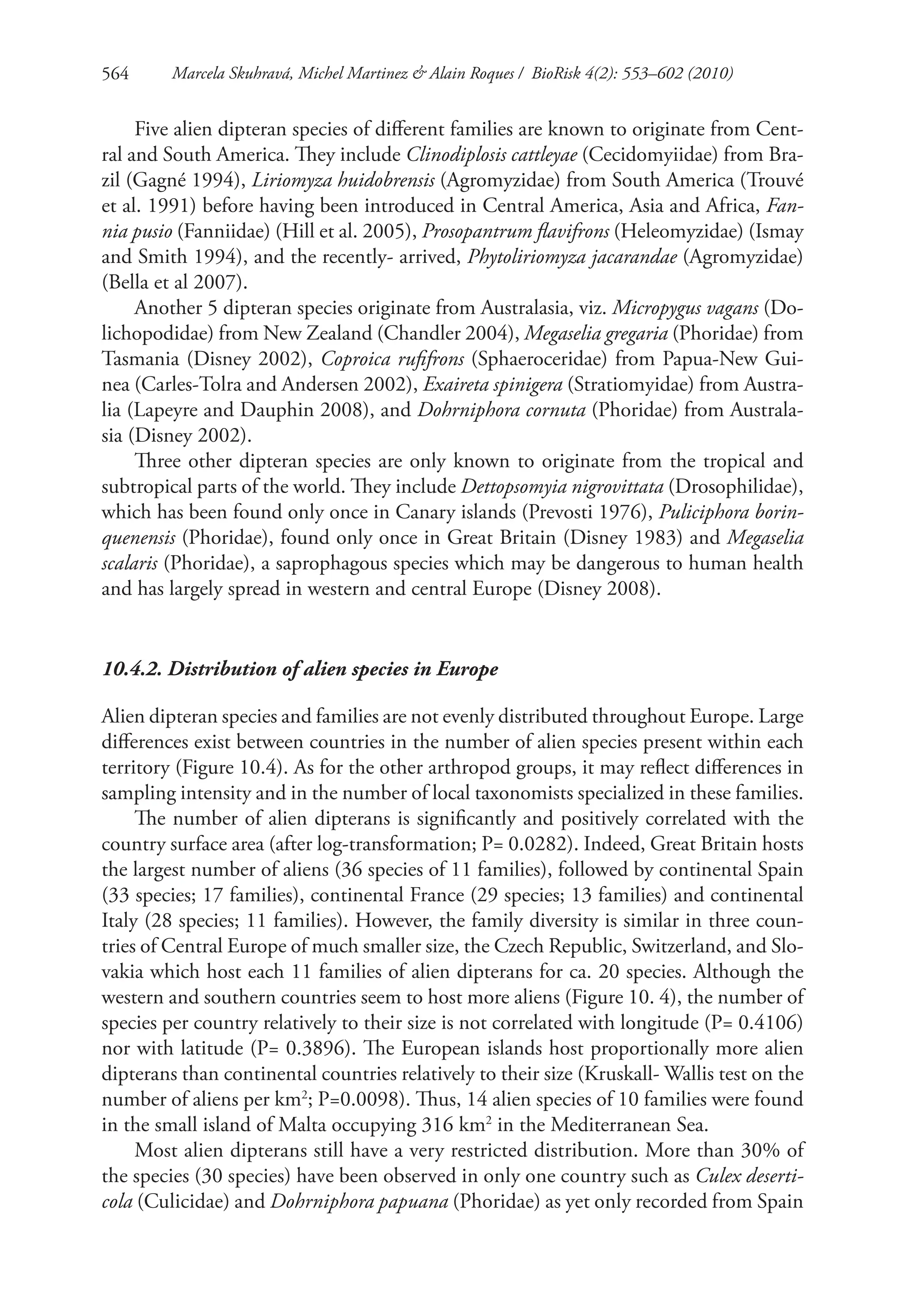 Alien Terrestrial Arthropods Of Europe Part 2 Alain Roques | PDF