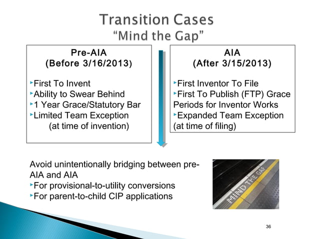 The American Invents Act (AIA): Final USPTO Rules | PPT | Business ...