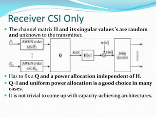 multi inputs multi output counacation. pptx | PPT