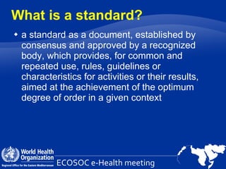 Standardization and Interoperability | PPT
