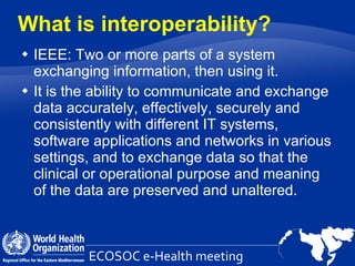 Standardization and Interoperability | PPT