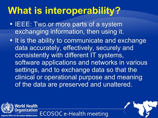 Standardization and Interoperability | PPT | Computing | Technology & Computing