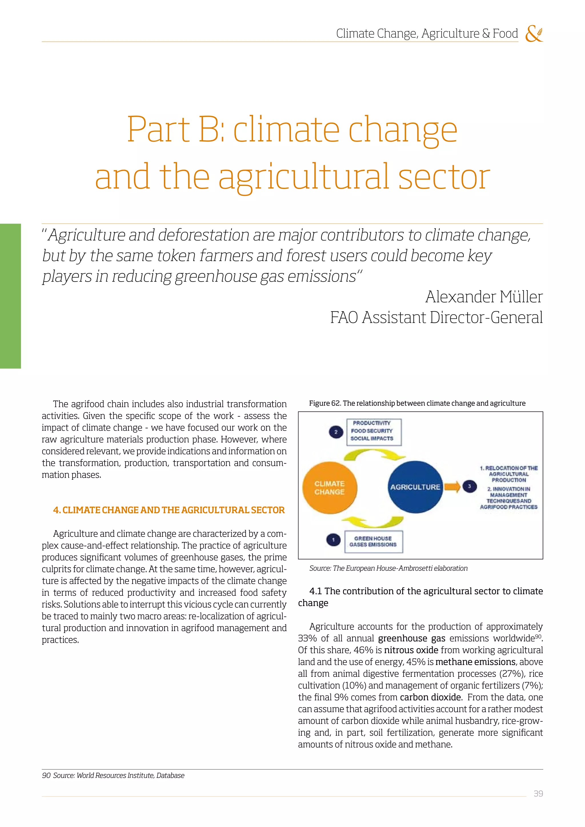 Position paper: Climate Change, Agriculture & Food (EN) | PDF ...
