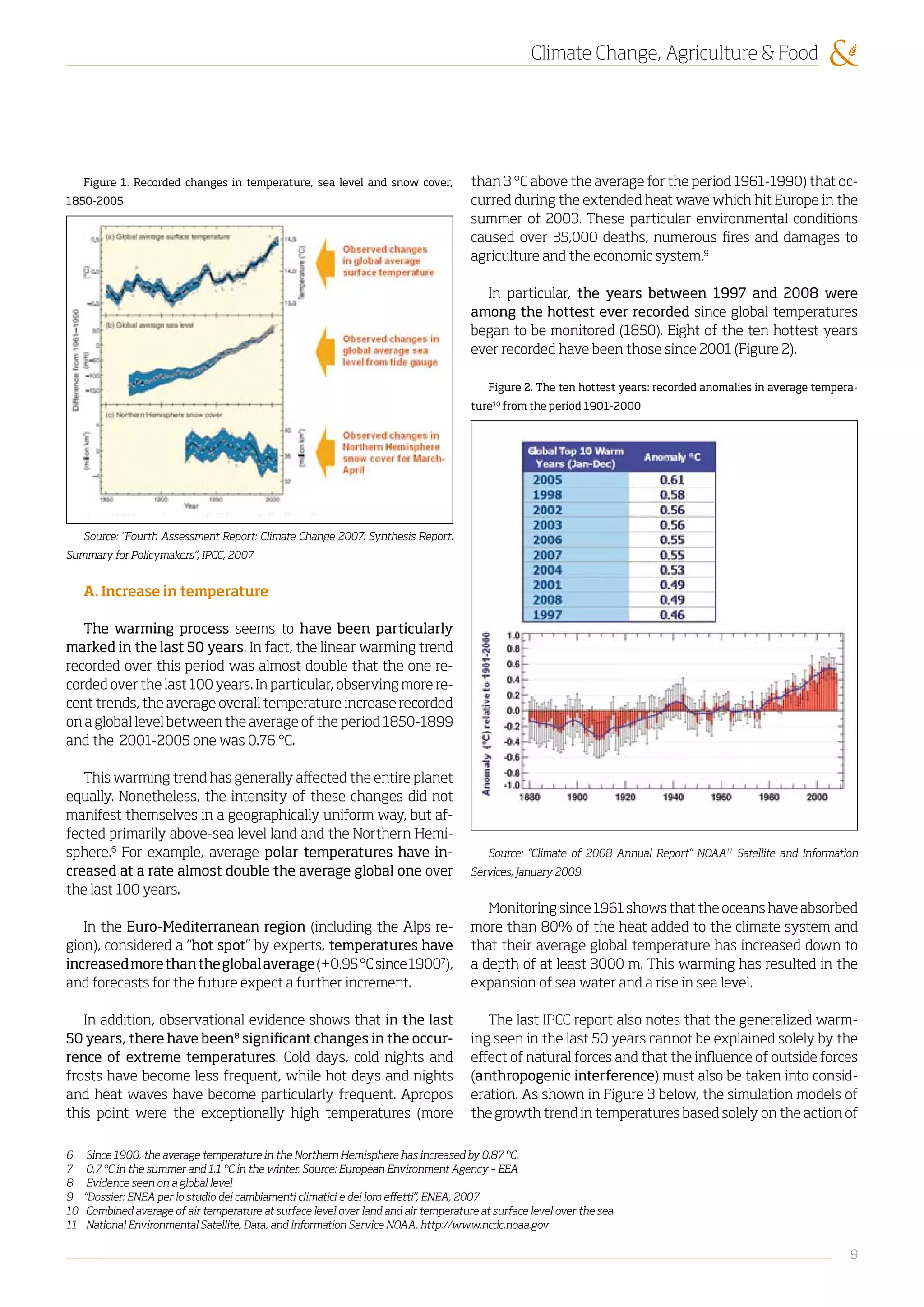 Position paper: Climate Change, Agriculture & Food (EN) | PDF ...
