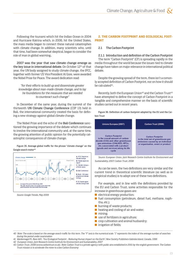 Position paper: Climate Change, Agriculture & Food (EN) | PDF ...