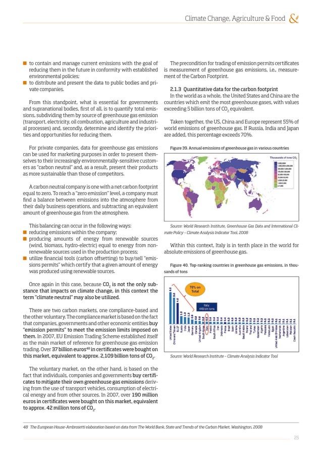 Position paper: Climate Change, Agriculture & Food (EN) | PDF ...