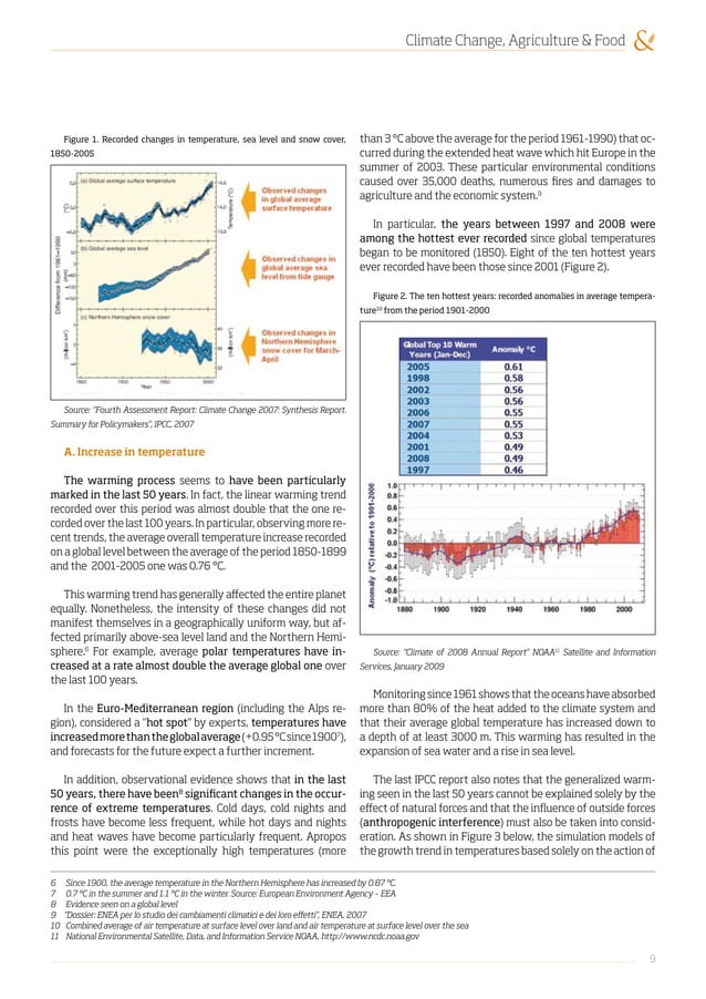Position paper: Climate Change, Agriculture & Food (EN) | PDF ...