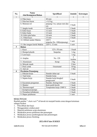 1245 p3-spk-teknik pengecoran logam | PDF