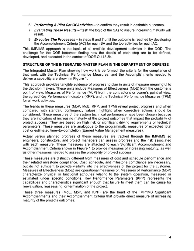 Improving Project Performance in the DOE | PDF