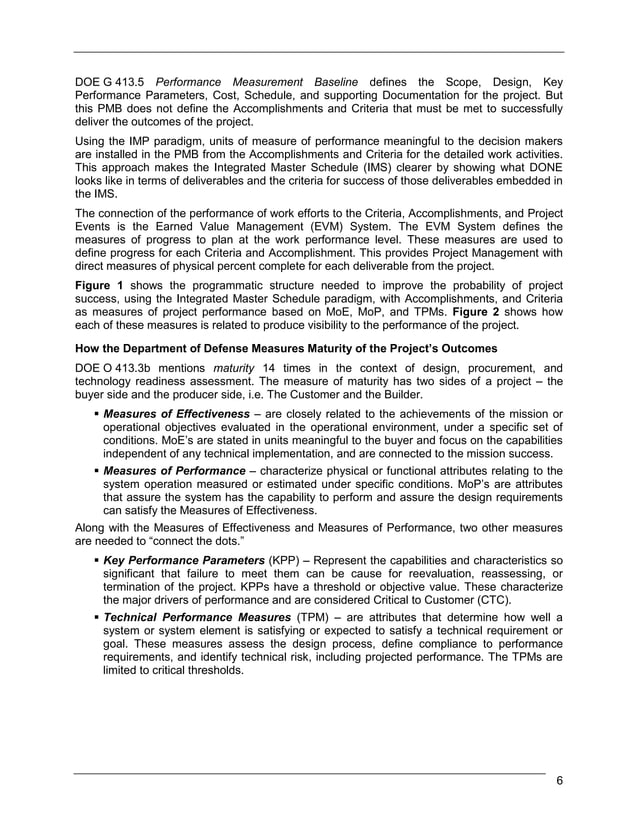 Improving Project Performance in the DOE | PDF