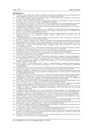 Application of artificial intelligence in music generation: a systematic review | PDF