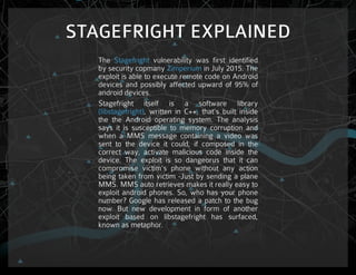 Stagefright (1) | PDF