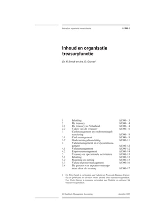 Treasury management | PDF