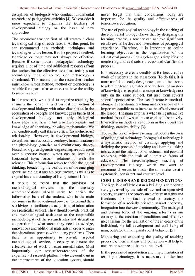 Didactic Requirements for a Modern Lesson | PDF