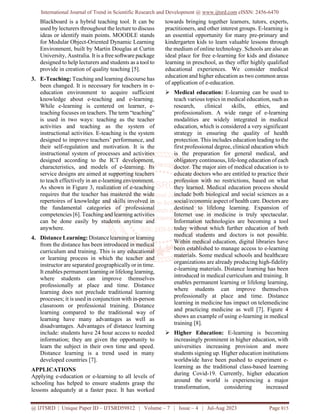 E Education An Introduction | PDF | Internet | Computing