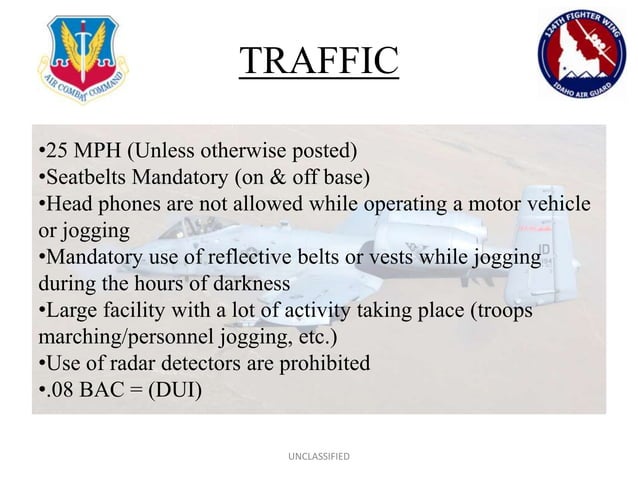 124th Fighter Wing Observer Brief | PPT