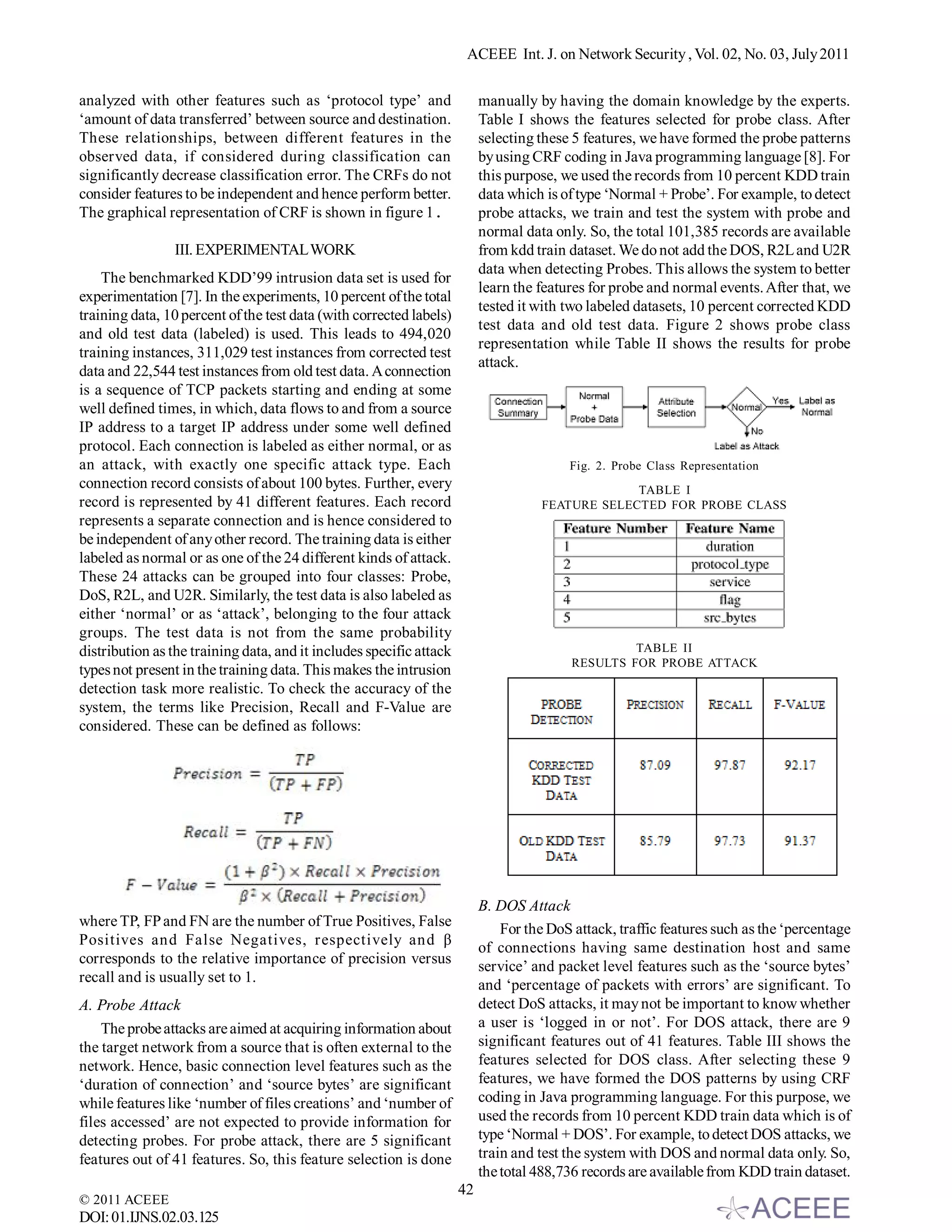 Intrusion Detection Using Conditional Random Fields Pdf