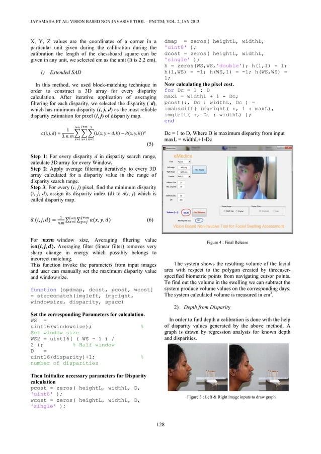 Vision based non-invasive tool for facial swelling assessment | PDF