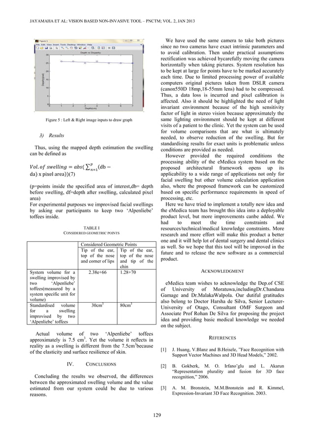 Vision based non-invasive tool for facial swelling assessment | PDF