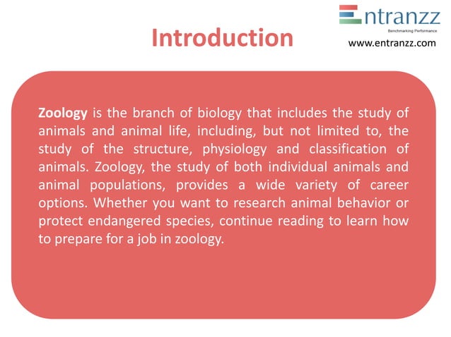 125.careers in zoology | PPT