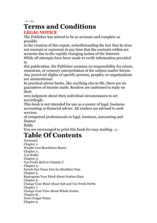 Successful Weight Loss Product | PDF | Weight Loss | Healthy Living