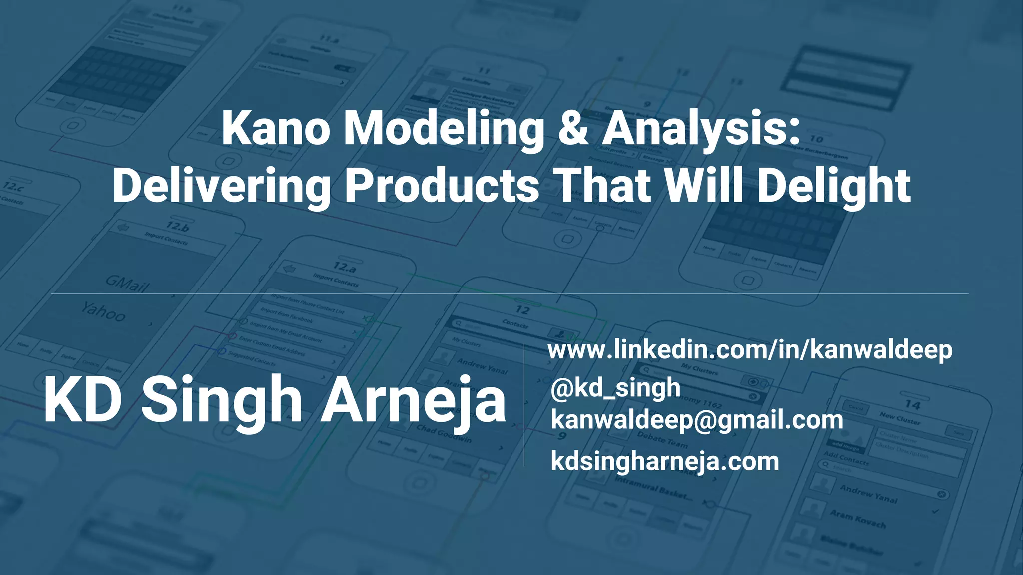 125 - Kano Modeling And Analysis-Delivering Products That Will Delight ...