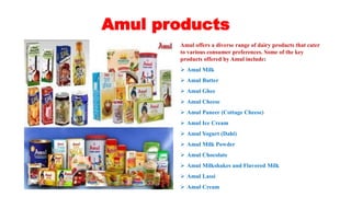 AMUL COMPANY SUCCESS STORY AND STRATEGY | PPTX