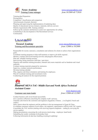 Copy of khaled sadek 2014 CV | DOC