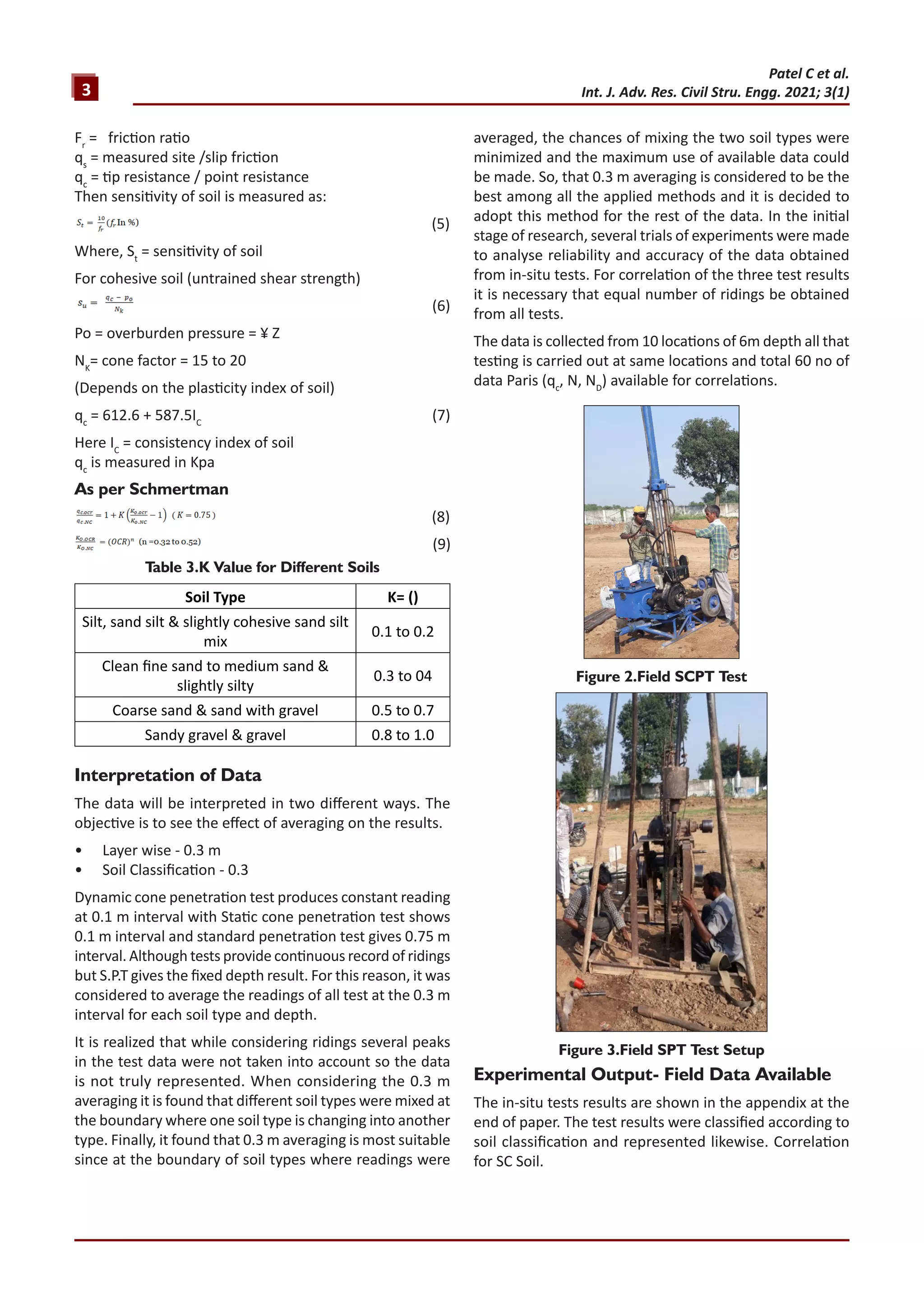 SPT, SCPT, and DCPT Correlation for SC, CL, and SM-SC Soils: A Case ...
