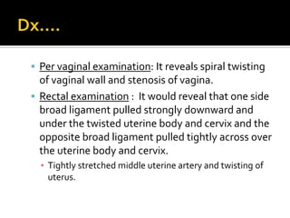 UTERINE TORSION | PPTX