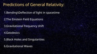 Einstein's General Relativity Theory.pptx