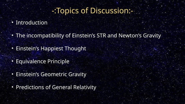 Einstein's General Relativity Theory.pptx