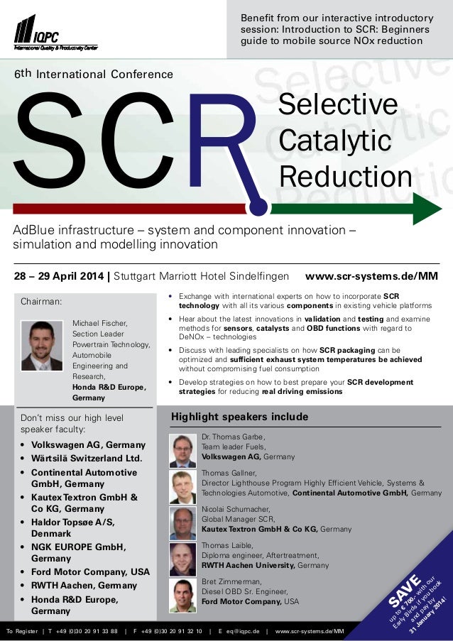 SCR - Selective Catalytic Reduction