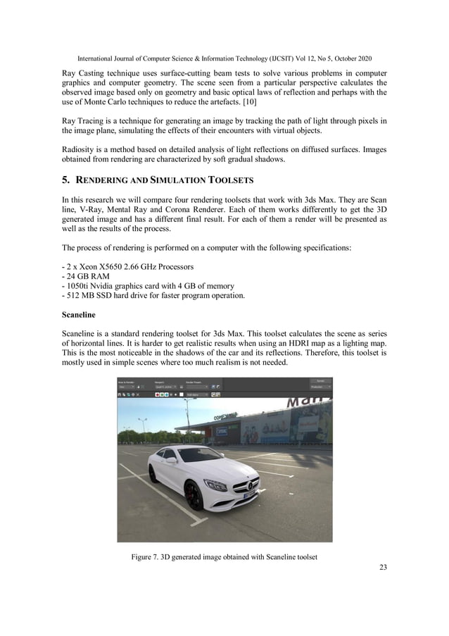 Comparison of Rendering Processes on 3D Model | PDF | 3-D Graphics | Computer Software and ...