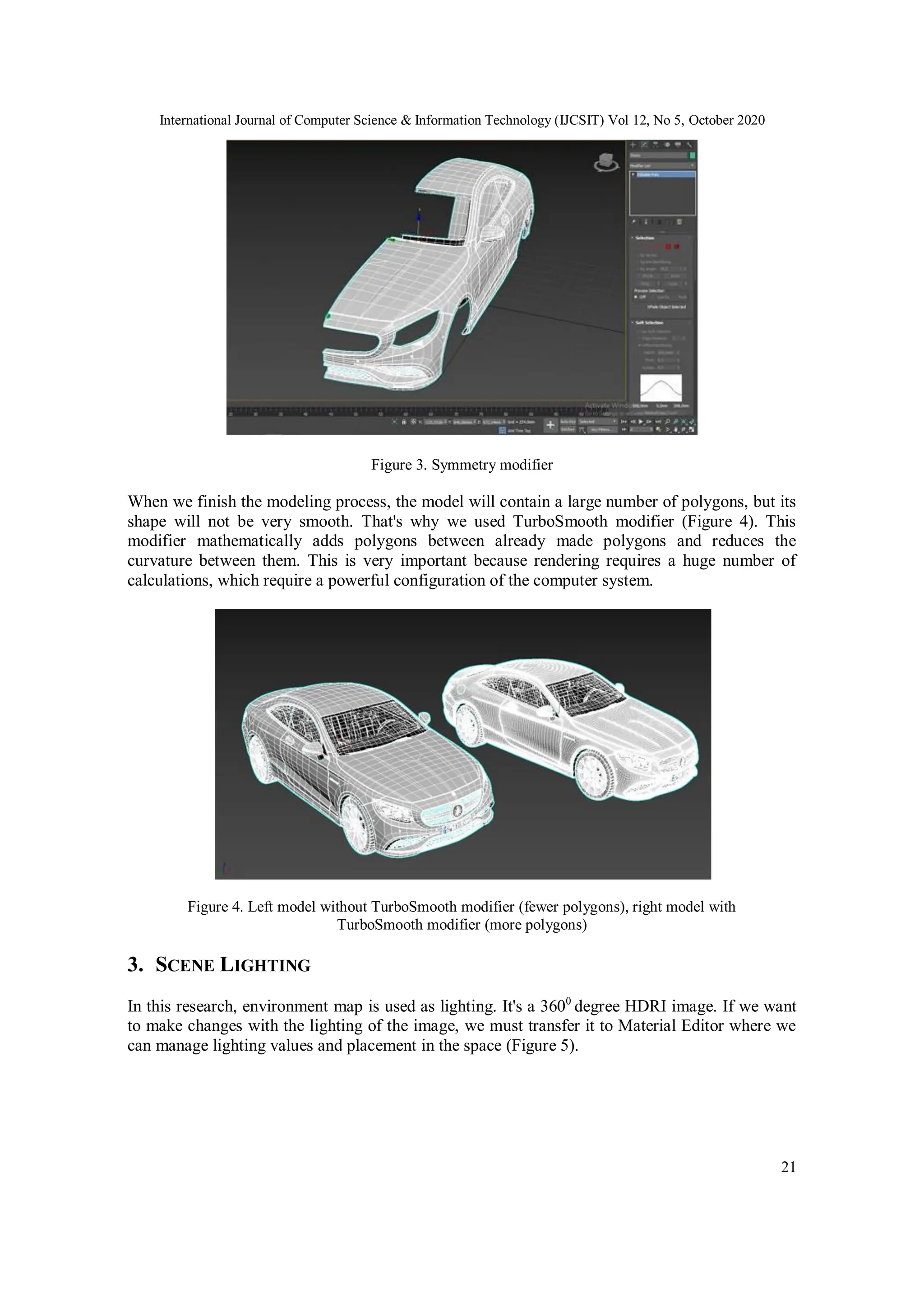 Comparison of Rendering Processes on 3D Model | PDF