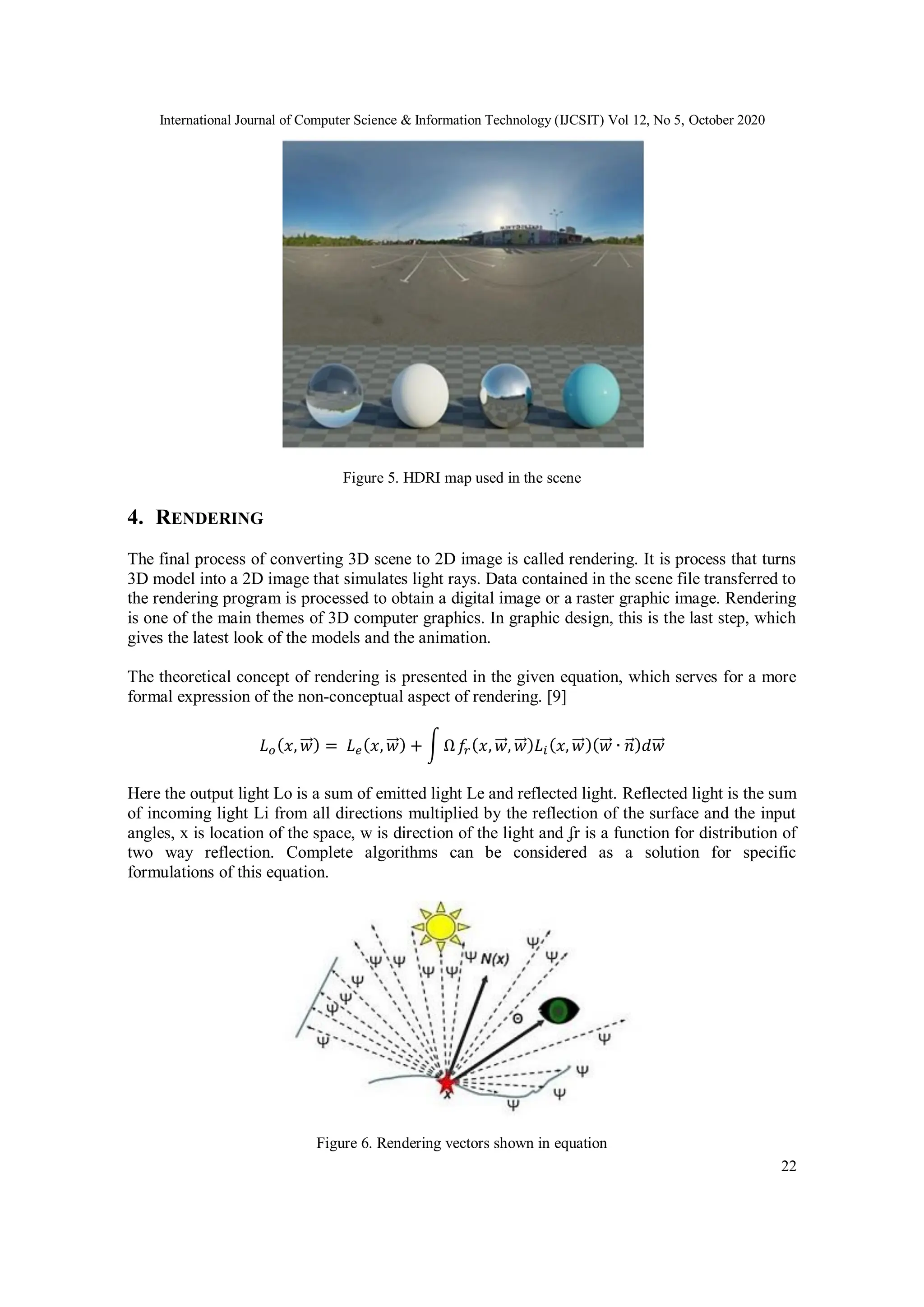 Comparison of Rendering Processes on 3D Model | PDF
