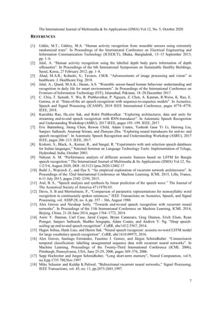 QUALITATIVE ANALYSIS OF PLP IN LSTM FOR BANGLA SPEECH RECOGNITION | PDF