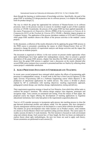 Applying User Experience and Usercentered Design Software Processes in Undergraduate Mobile ...