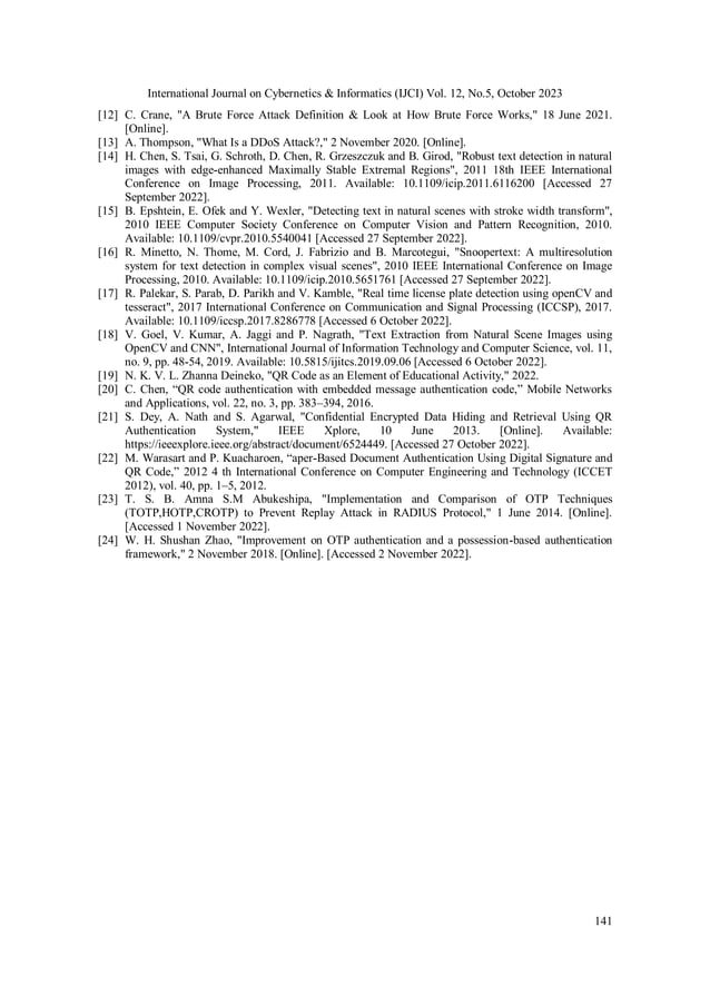 Laboratory Access Implementing QR Code Authentication Using OTP | PDF