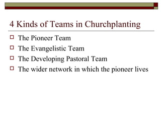 Building an Apostolic Team | PPT