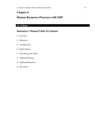 Concepts in Enterprise Resource Planning 4th Edition Monk Solutions ...
