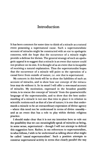 The Philosophy Of Miracles Continuum Studies In Philosophy David Corner ...