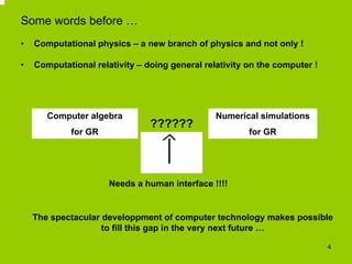 D. Vulcanov: Symbolic Computation Methods in Cosmology and General Relativity [1] | PDF ...