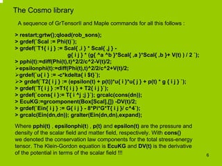 D. Vulcanov: Symbolic Computation Methods in Cosmology and General ...