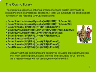 D. Vulcanov: Symbolic Computation Methods in Cosmology and General ...
