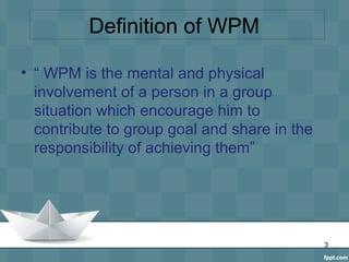 workers participation in management | PPT