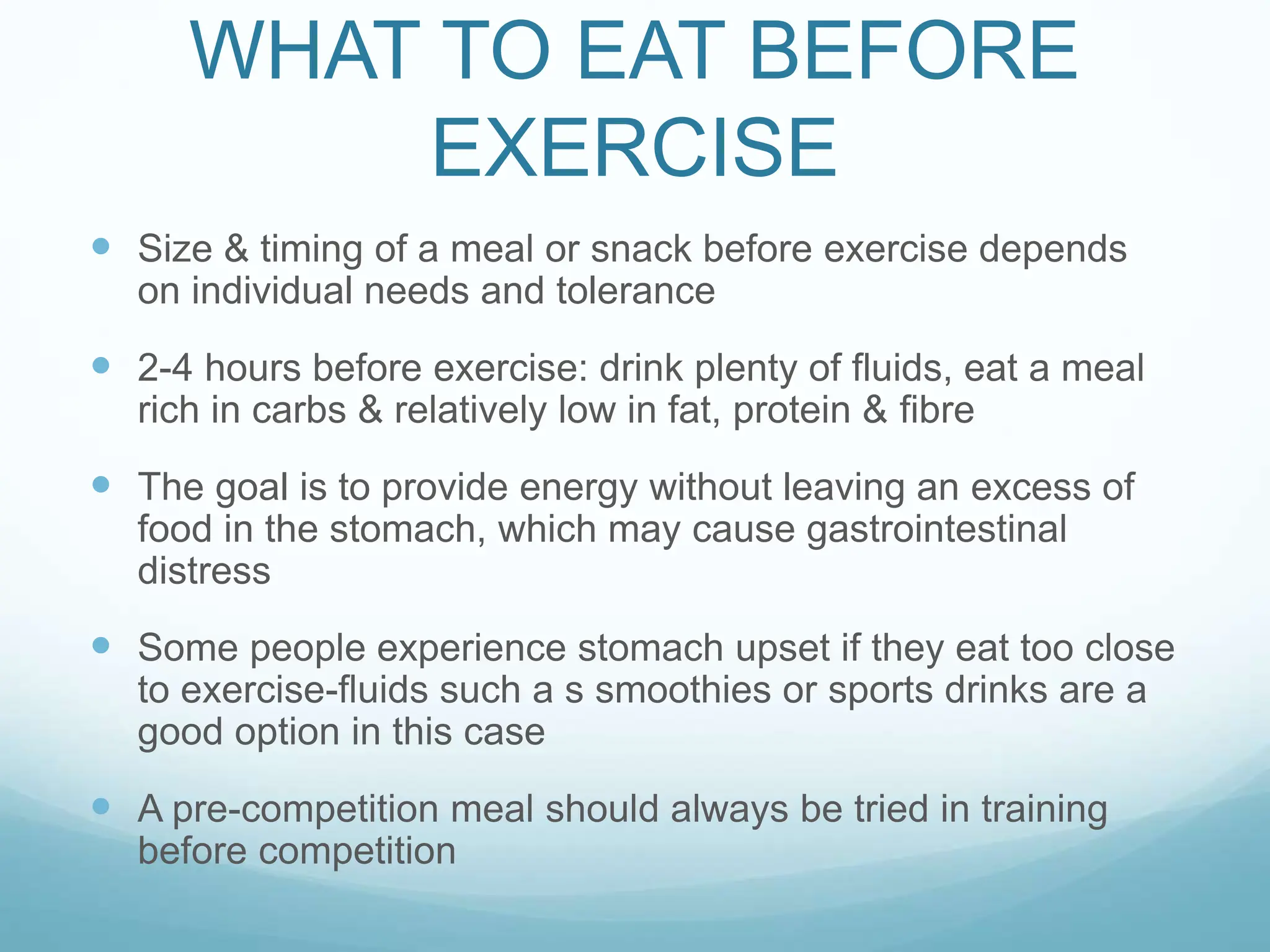 nutrition and athletic performance presentation | PPT