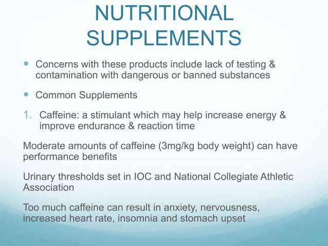 nutrition and athletic performance presentation | PPT | Healthy Cooking ...