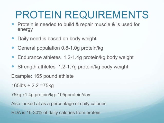 nutrition and athletic performance presentation | PPT | Healthy Cooking ...